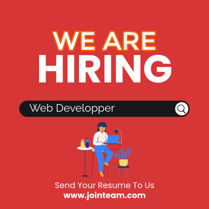 Joyful Modern Job Apply Instagram Post Instagram Post Template ...