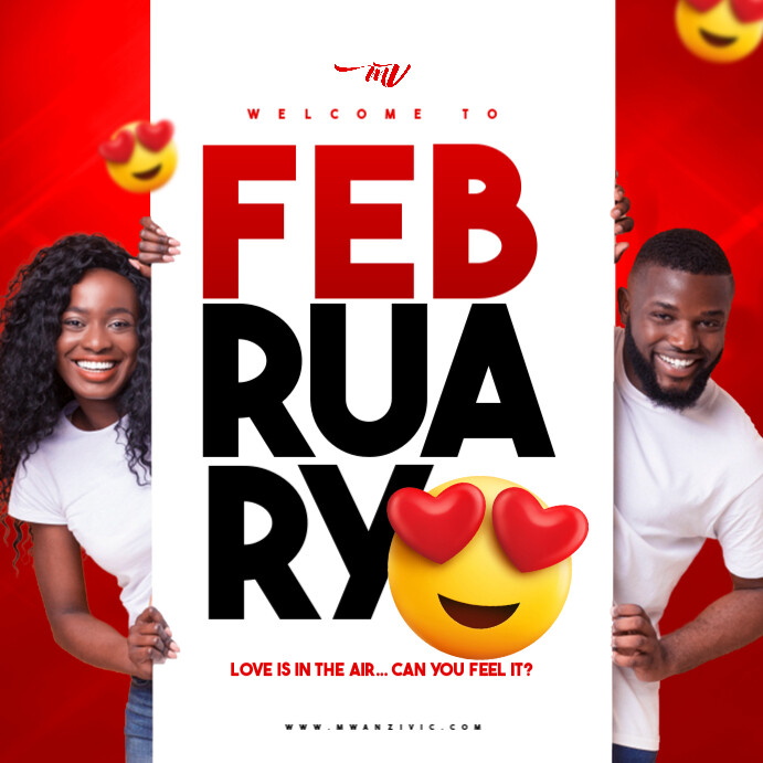 Joyful Month of February Instagram Post Template | PosterMyWall