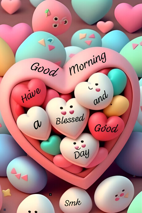 Joyful Morning Greetings Poster Template | PosterMyWall