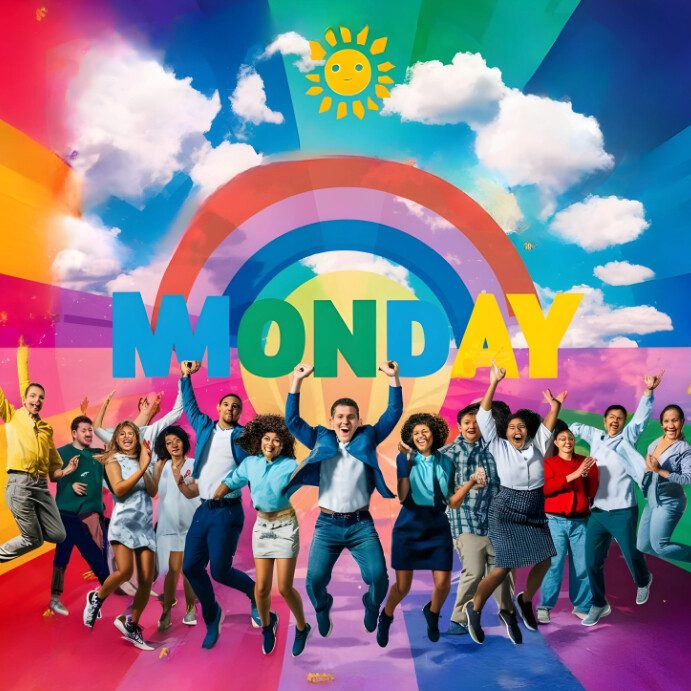 Joyful Motivational Monday Posters Instagram Template | PosterMyWall