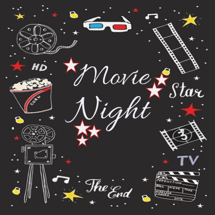 Joyful Movie Night Instagram Post Template | PosterMyWall