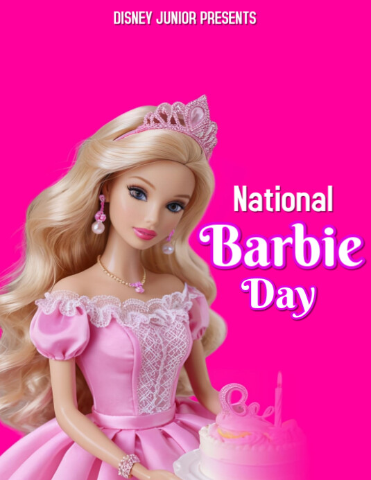 Copy of Joyful National Barbie Day Flyer (us Letter) | PosterMyWall