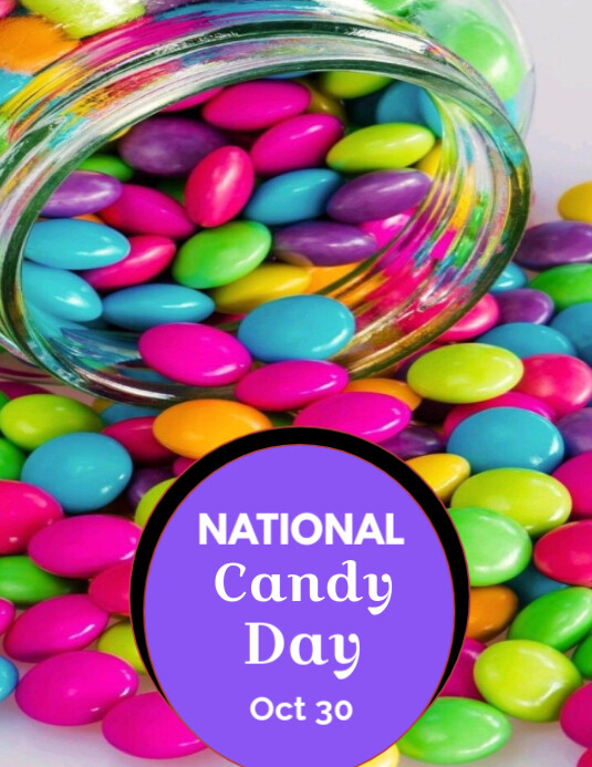 Joyful National Candy Day Template Design Flyer (us Letter) | PosterMyWall