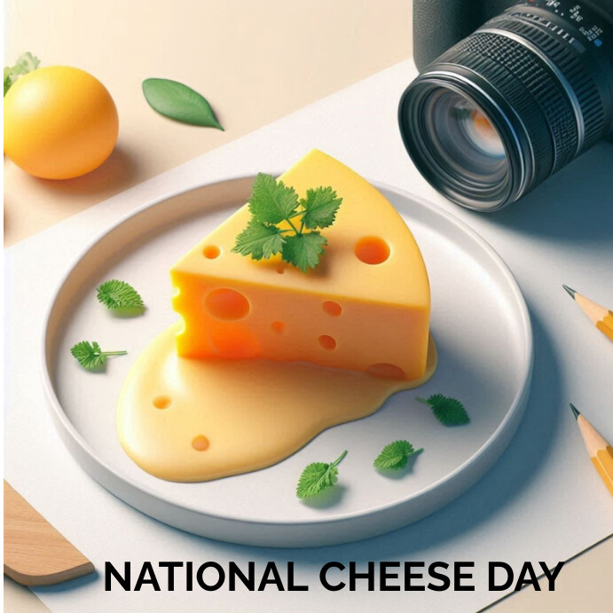 Plantilla de Joyful National Cheese Day Instagram Post | PosterMyWall