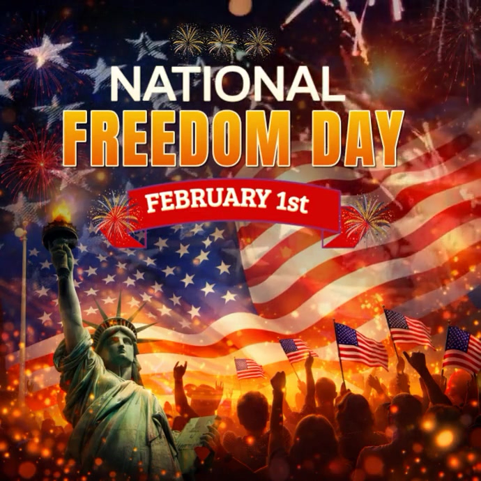 Joyful National Freedom Day Instagram Post Template | PosterMyWall
