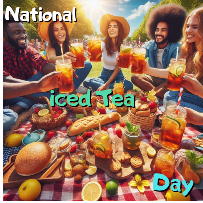 Copy of Joyful National Iced Tea Day Instagram Post | PosterMyWall