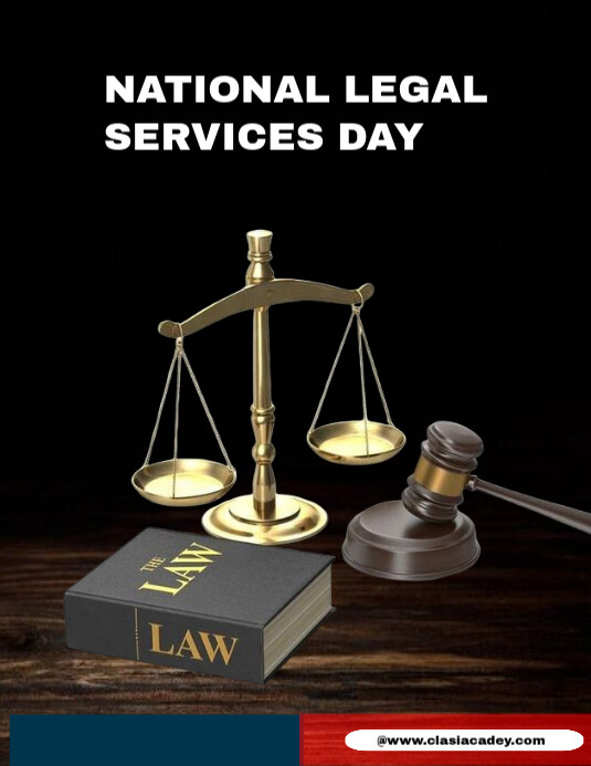 Joyful National Legal Services Day Flyer (us Letter) Template ...