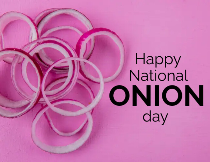 Copy of Joyful National Onion Day Flyer (us Letter) | PosterMyWall
