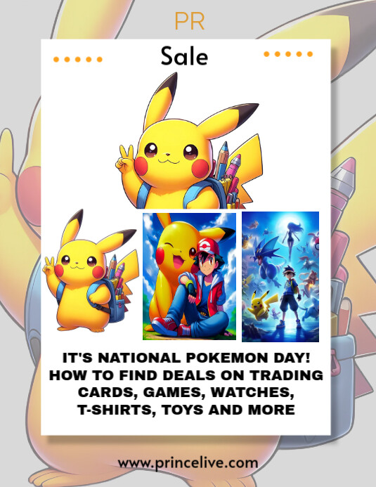 Copy of Joyful National Pokemon Day Flyer (us Letter) | PosterMyWall