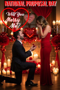 National proposal Day Template | PosterMyWall
