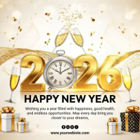 2026 New Year Template | PosterMyWall