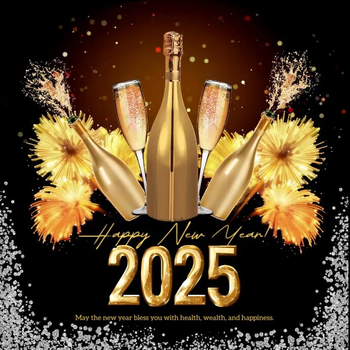 Joyful New Year Instagram Post Template | PosterMyWall