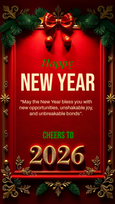 Joyful New Year Wishes Instagram Story Template | PosterMyWall