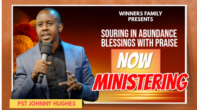 Joyful Now Ministering Youtube Thumbnail Templat | PosterMyWall