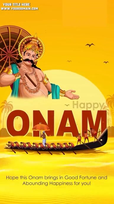 Copy of Joyful Onam Instagram Reel | PosterMyWall