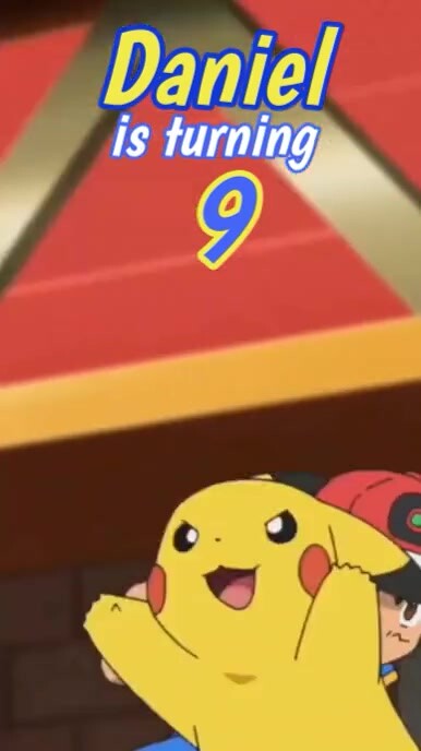 Plantilla de Joyful Pokemon Video Invitation Digital Displ | PosterMyWall