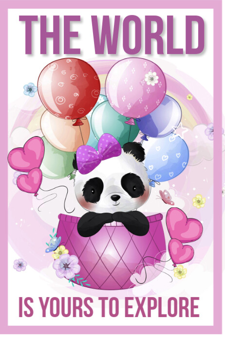 Plantilla de Joyful Poster Infantiles Poster | PosterMyWall