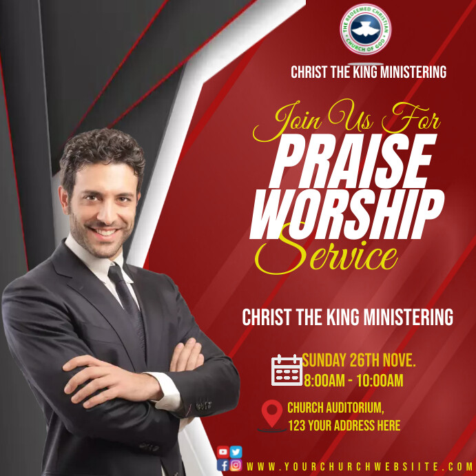 Joyful Praise And Worship Instagram Post Template | PosterMyWall