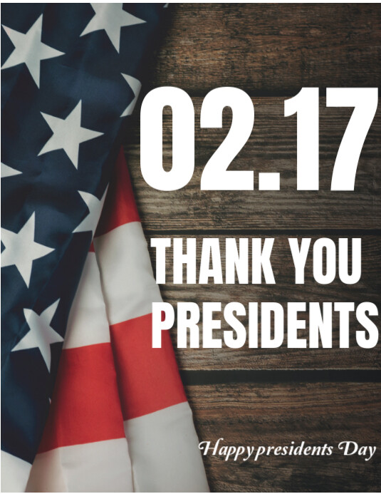 Joyful Presidents Day Flyer (us Letter) Template | PosterMyWall