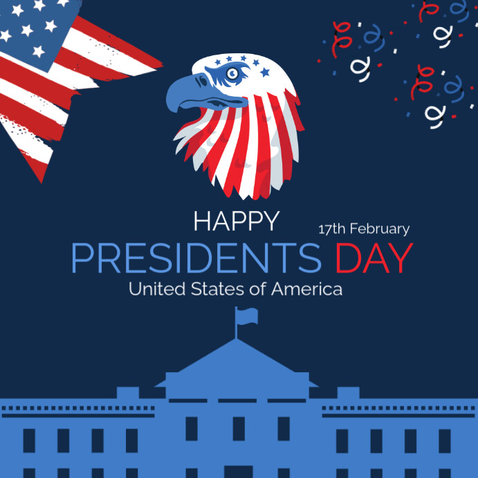 Plantilla de Joyful Presidents Day Instagram Post | PosterMyWall