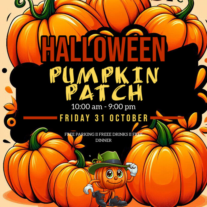 Copy of Joyful Pumpkin Patch Instagram Post | PosterMyWall