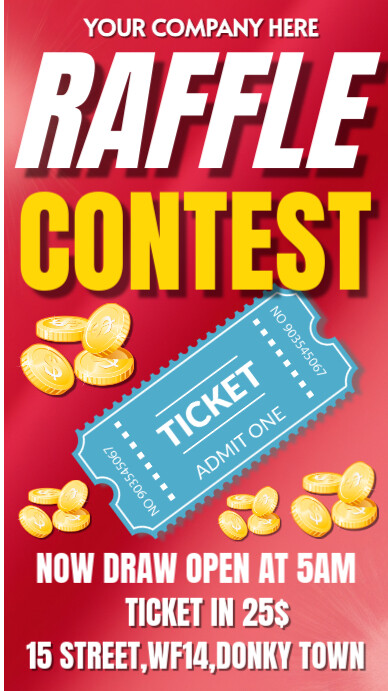 Copy of Joyful Raffle Contest Instagram Story | PosterMyWall