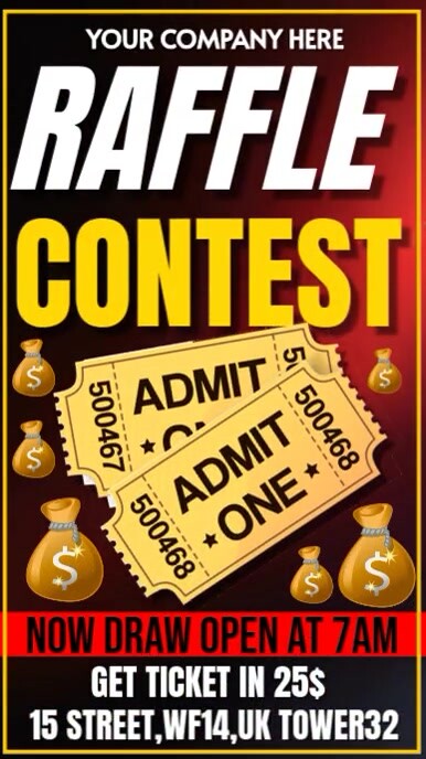 Joyful Raffle Contest Instagram Story Template | PosterMyWall