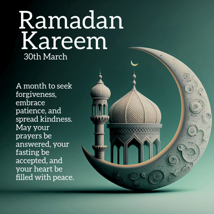 Joyful Ramadan Kareem Instagram Post Template | PosterMyWall