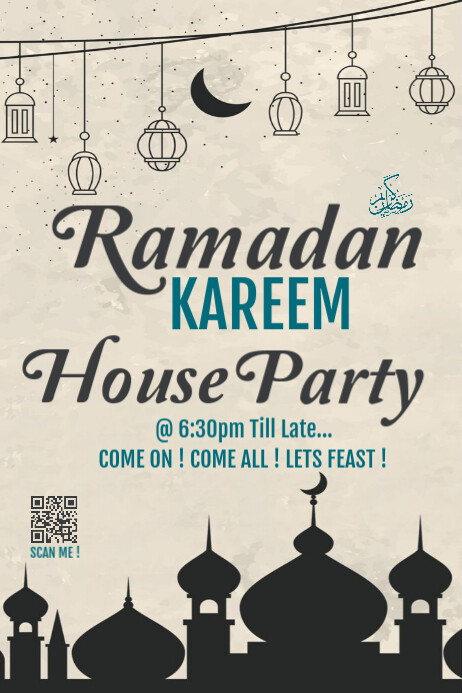 Copy of Joyful Ramadan Party Poster | PosterMyWall