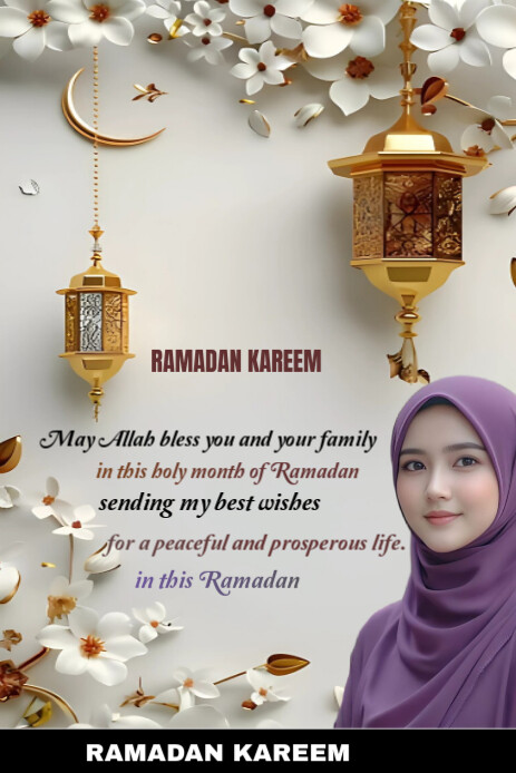 Joyful Ramadan Pinterest Graphic Template | PosterMyWall