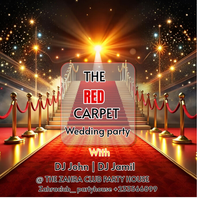 Joyful Red Carpet Flyer Album Cover Template | PosterMyWall