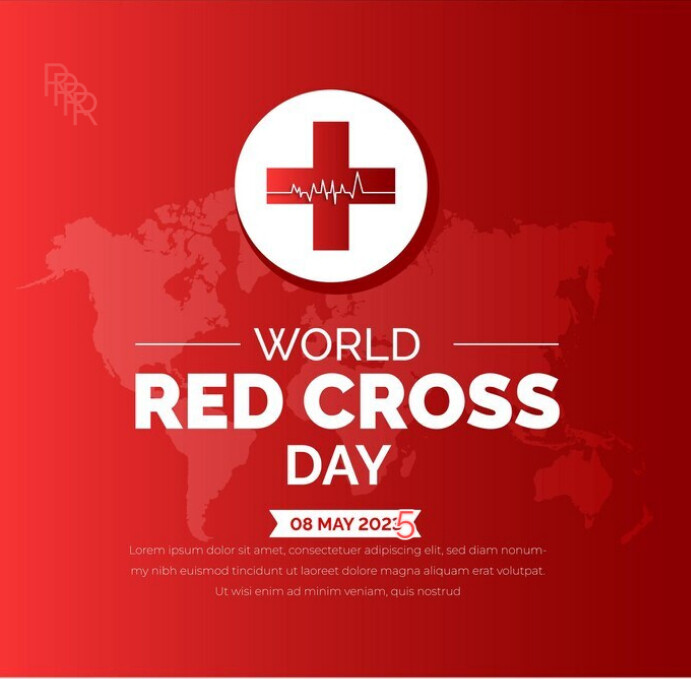 Copy of Joyful Red Cross Day Instagram Post | PosterMyWall
