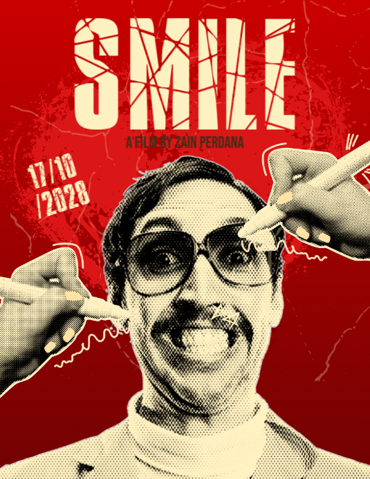 Joyful Red Movie Film Poster Flyer Flyer (us Letter) Template ...