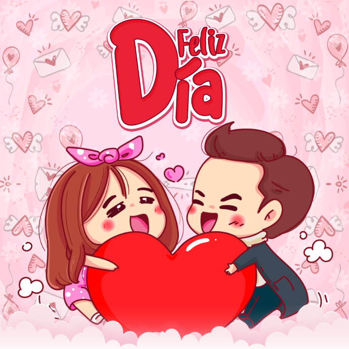 Plantilla de Joyful San Valentine Instagram Post | PosterMyWall