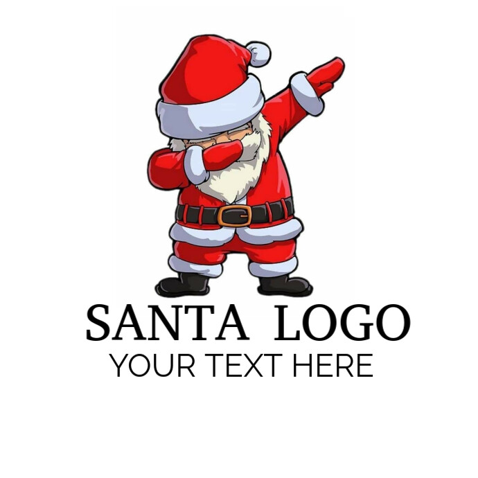 Joyful Santa Logo Logo Template | PosterMyWall