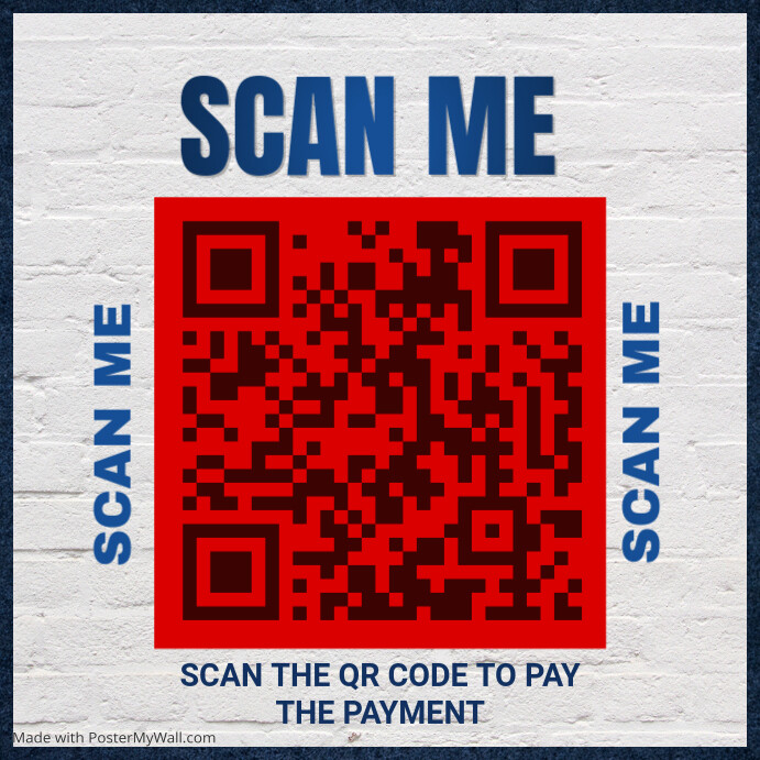 Joyful Scan Me Instagram Post Template | PosterMyWall