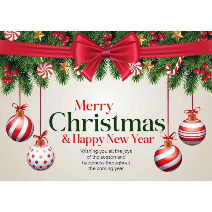 Joyful Seasons Greetings Instagram Post Template | PosterMyWall