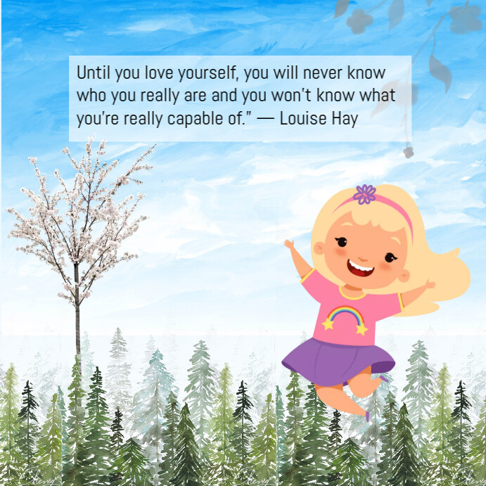 Joyful Self Love Instagram Post Template | PosterMyWall