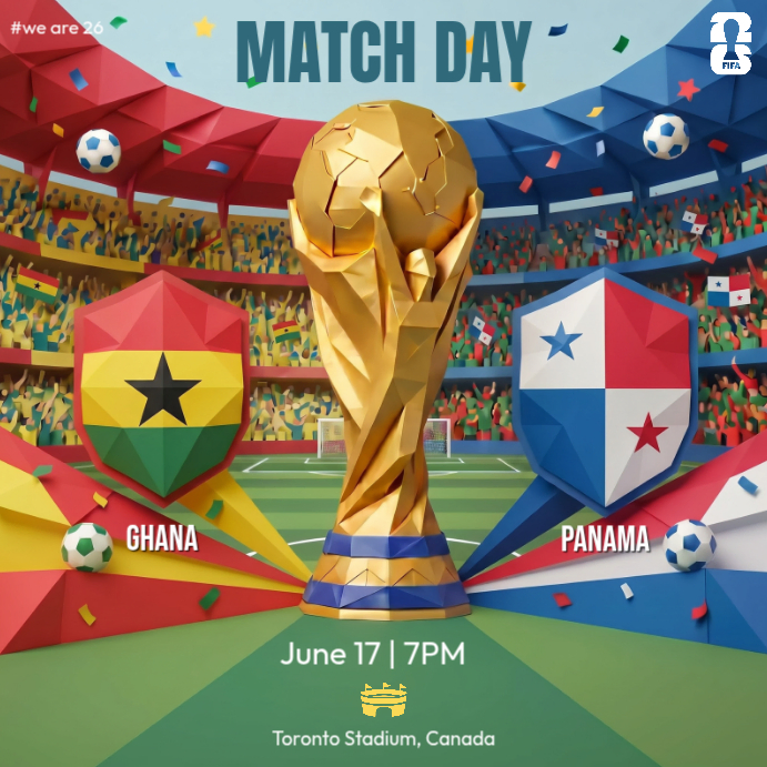 Soccer Match Instagram Ad Template | PosterMyWall