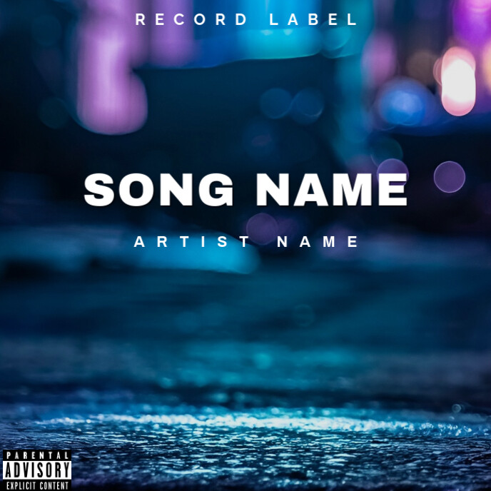 Joyful Song Album Cover Album Cover Template | PosterMyWall