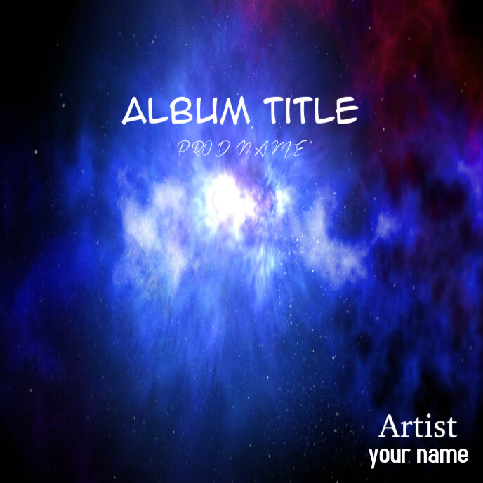Joyful Stars Album Cover Template | PosterMyWall