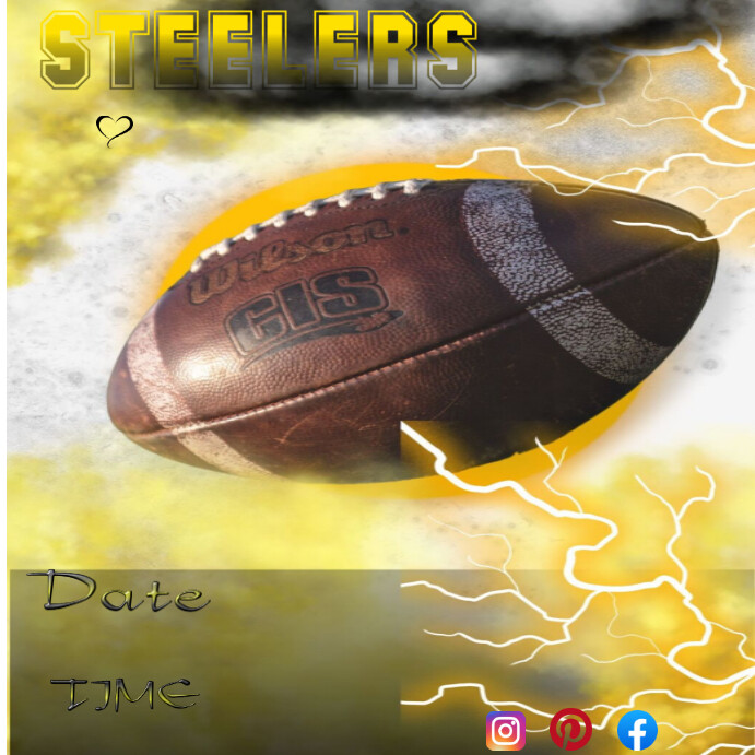 Joyful Steelers Instagram Post Template | PosterMyWall