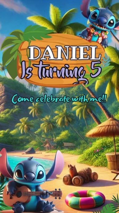 Copy of Joyful Stitch Animated Invitation Instagram Reel | PosterMyWall