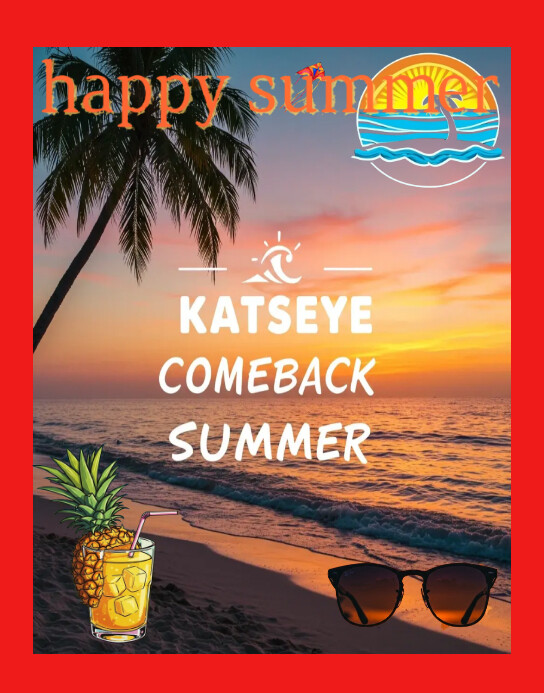 Joyful Summer Break Poster/wallboard Template | PosterMyWall