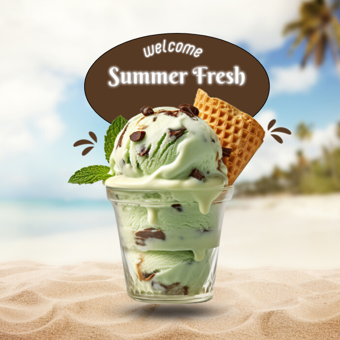 Joyful Summer Fresh Instagram Post Template | PosterMyWall