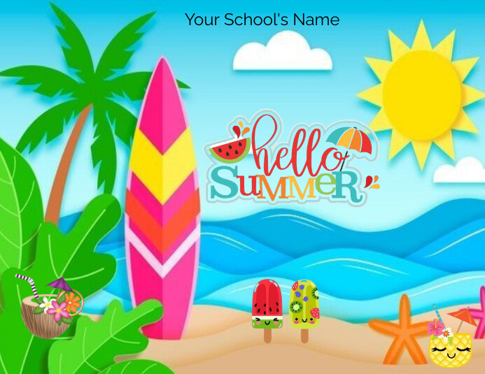 Copy of Joyful Summer Time Fun Flyer (us Letter) | PosterMyWall