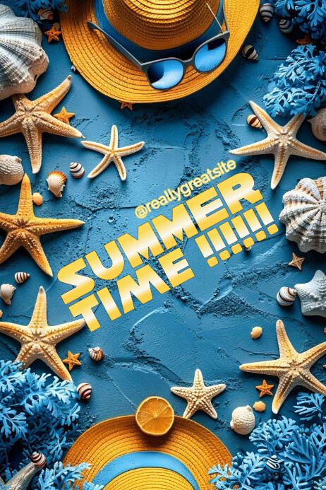 Copy of Joyful Summer Time Poster | PosterMyWall