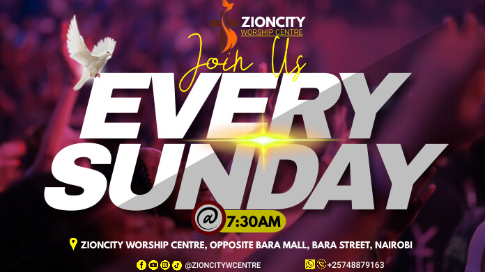 Copy of Joyful Sunday Service Twitter Post | PosterMyWall