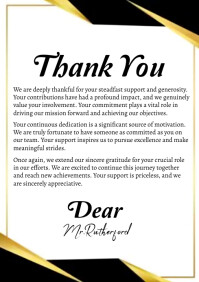 Joyful Thank You A4 Template | PosterMyWall