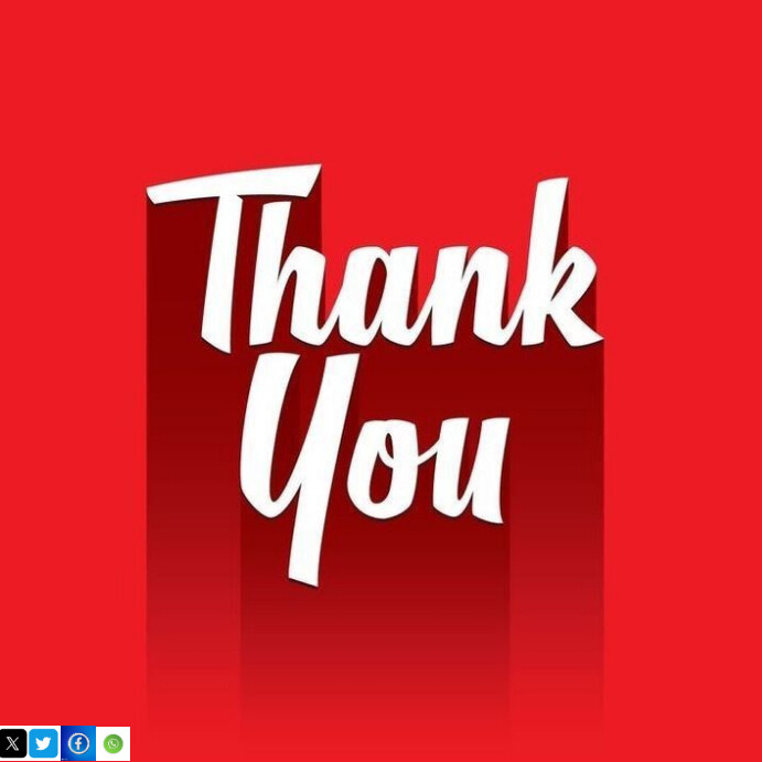 Joyful Thank You Instagram Post Template | PosterMyWall